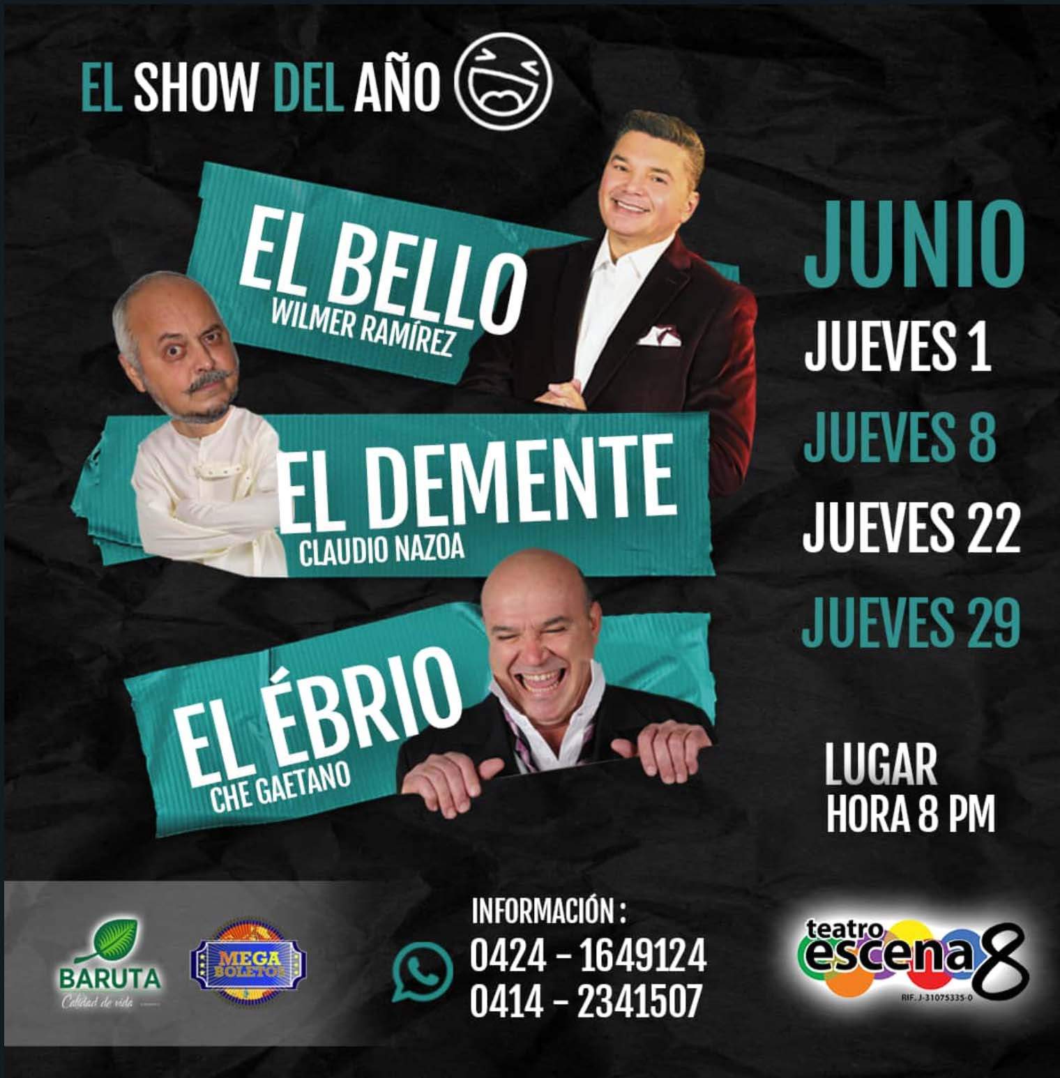 EL BELLO, EL DEMENTE Y EL EBRIO